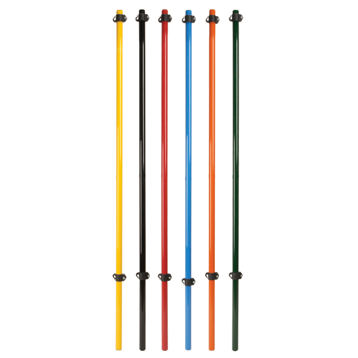 Standard 64" Poly Fence Poles with Hooks | Hill & Event Supplies